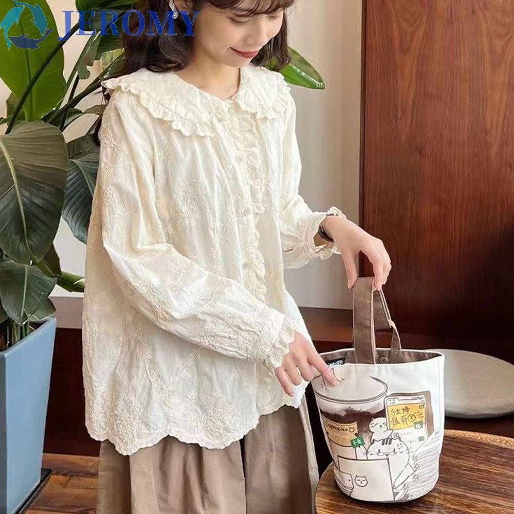 JEROMY Mummy Bag, Korean Style Large Capacity Cartoon Coffee Cat Bucket ...