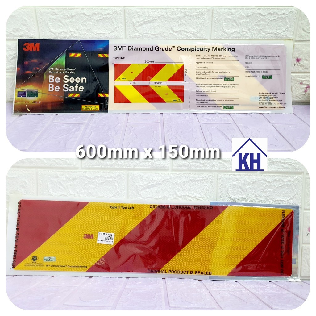 3M Lorry Diamond Grade Reflective Sticker [SIRIM APPROVED + JPJ ...