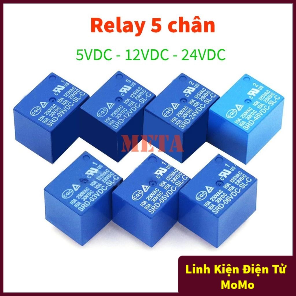 5-pin Relay 5V 12V 24V 10A, 5-Pin Relay 10A, 5-Pin Role | Shopee Malaysia