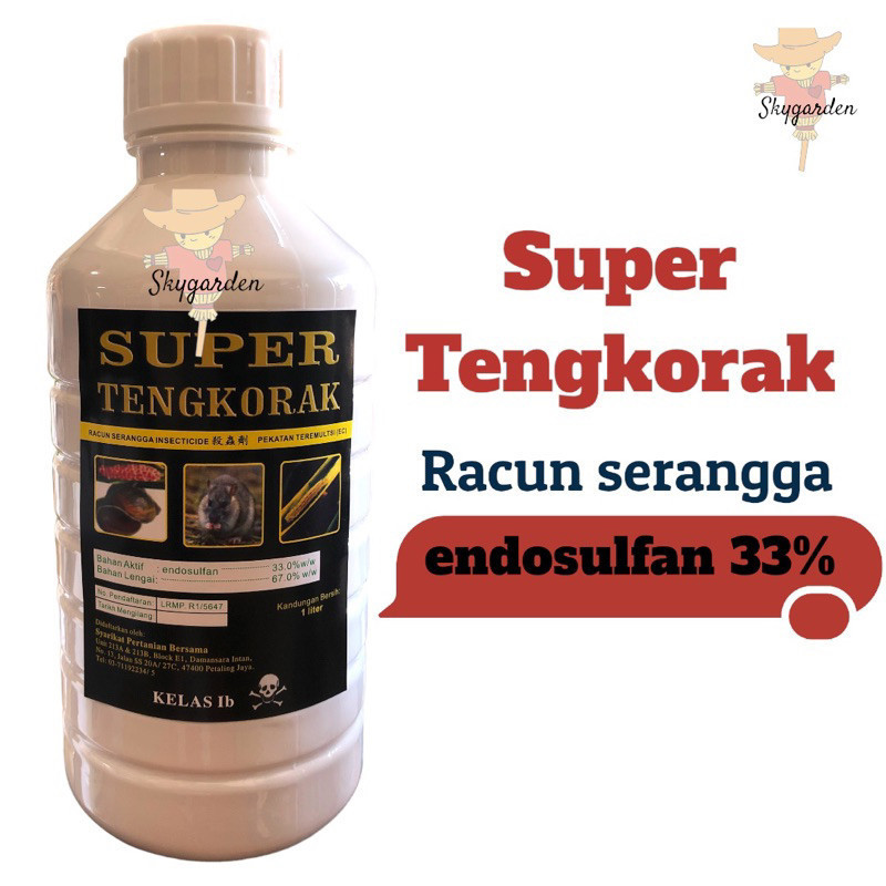 Super TK 1Liter /thiodan/Racun serangga/Black label | Shopee Malaysia