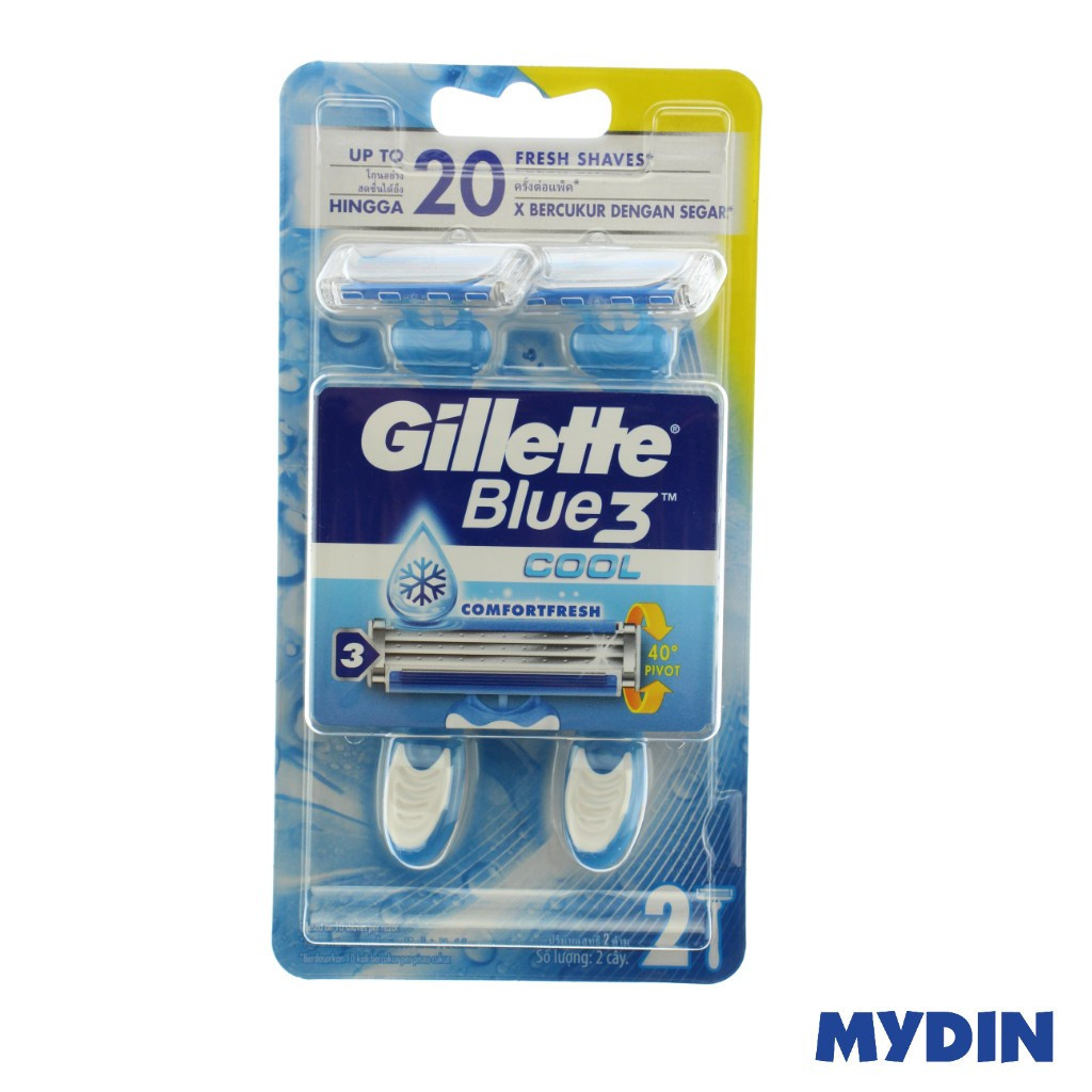 Gillette Blue3 Ice Disposable Razors (2s) | Shopee Malaysia