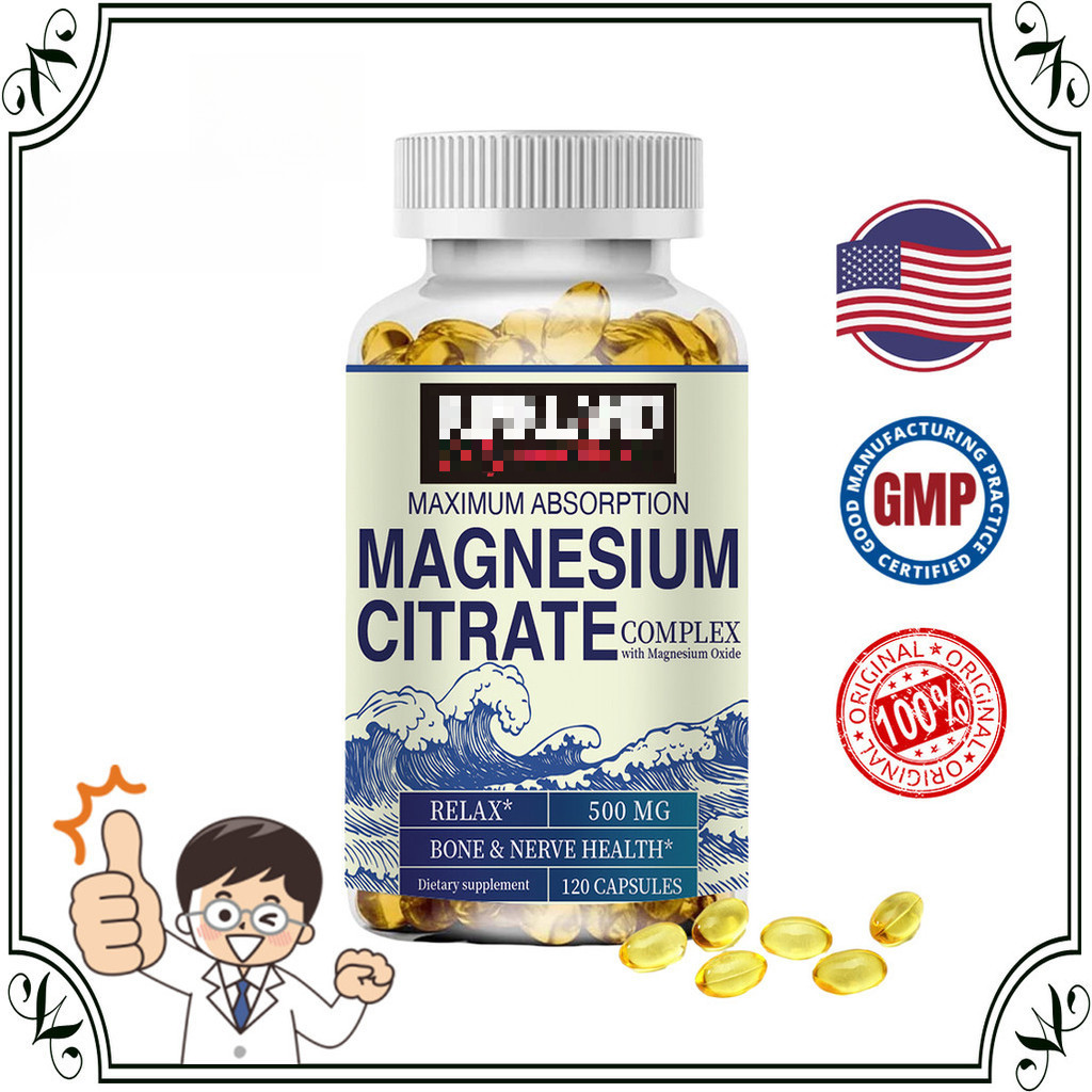 Magnesium Citrate Complex capsule for calm relaxation constipation ...