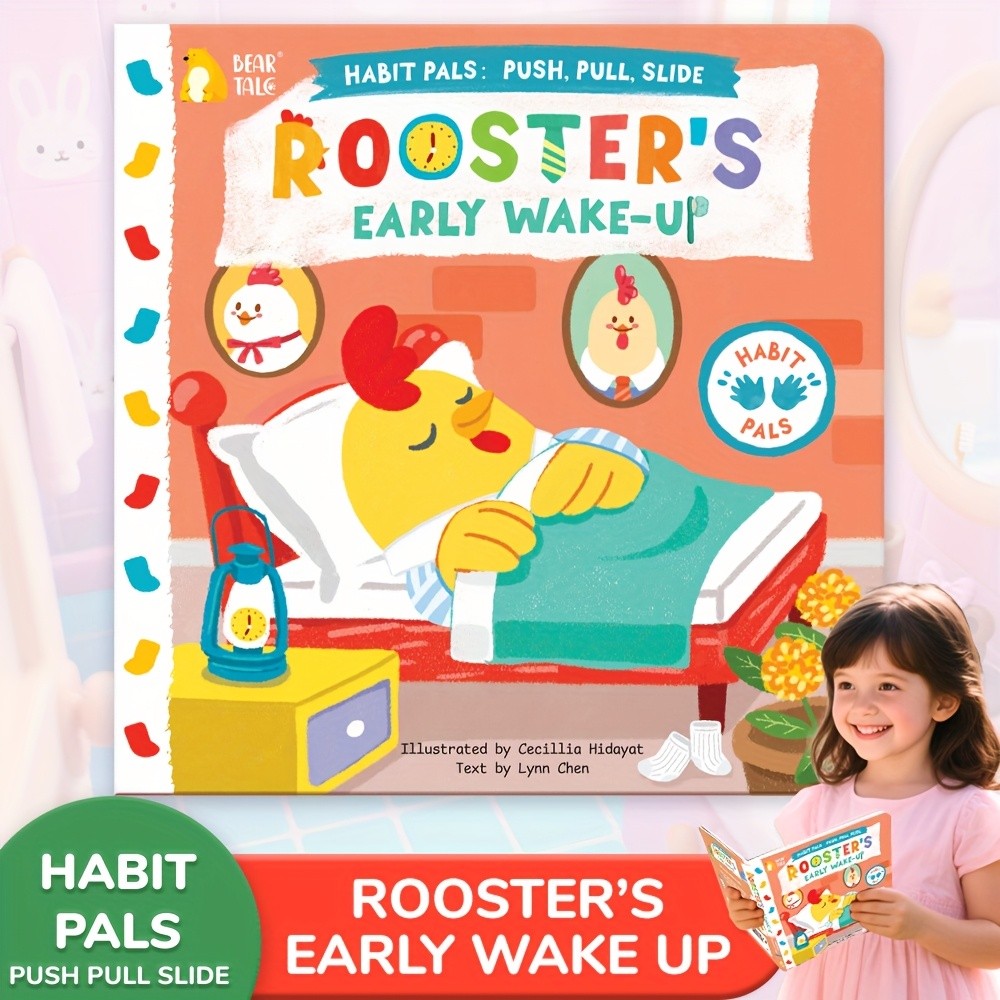 Bear Tale Rooster's Early Wake-U Preschool Habit Development Picture ...