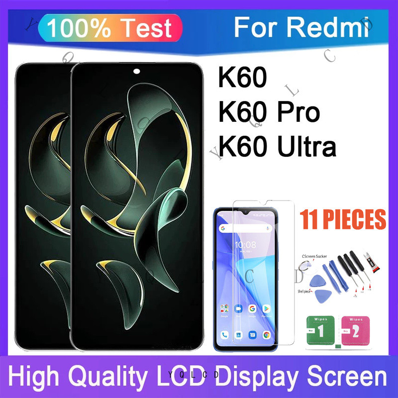 Original AMOLED Redmi K60 K60 Pro K60 Ultra LCD Display Touch Screen With Frame Replacement ...