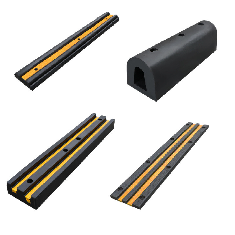Rubber anti-collision strips rubber blocks pads warehouse dock truck ...