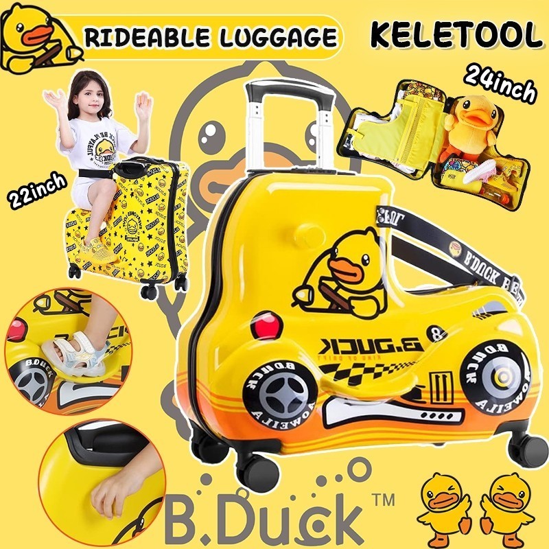 KELETOOL Kids Travel Box Yellow Duck Travel Box BDUCK Supporting Mount ...