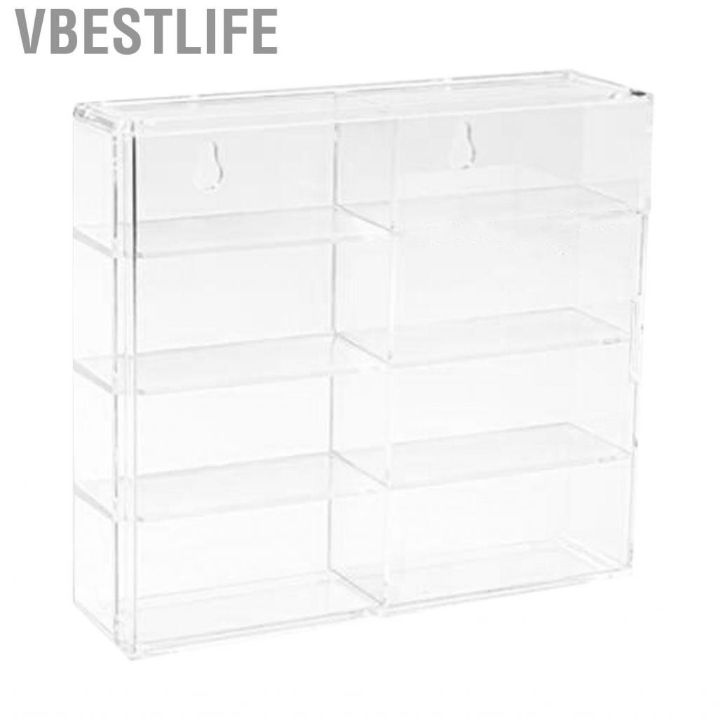 VBESTLIFE Adjustable Height Transparent Car Model Storage Box Large ...