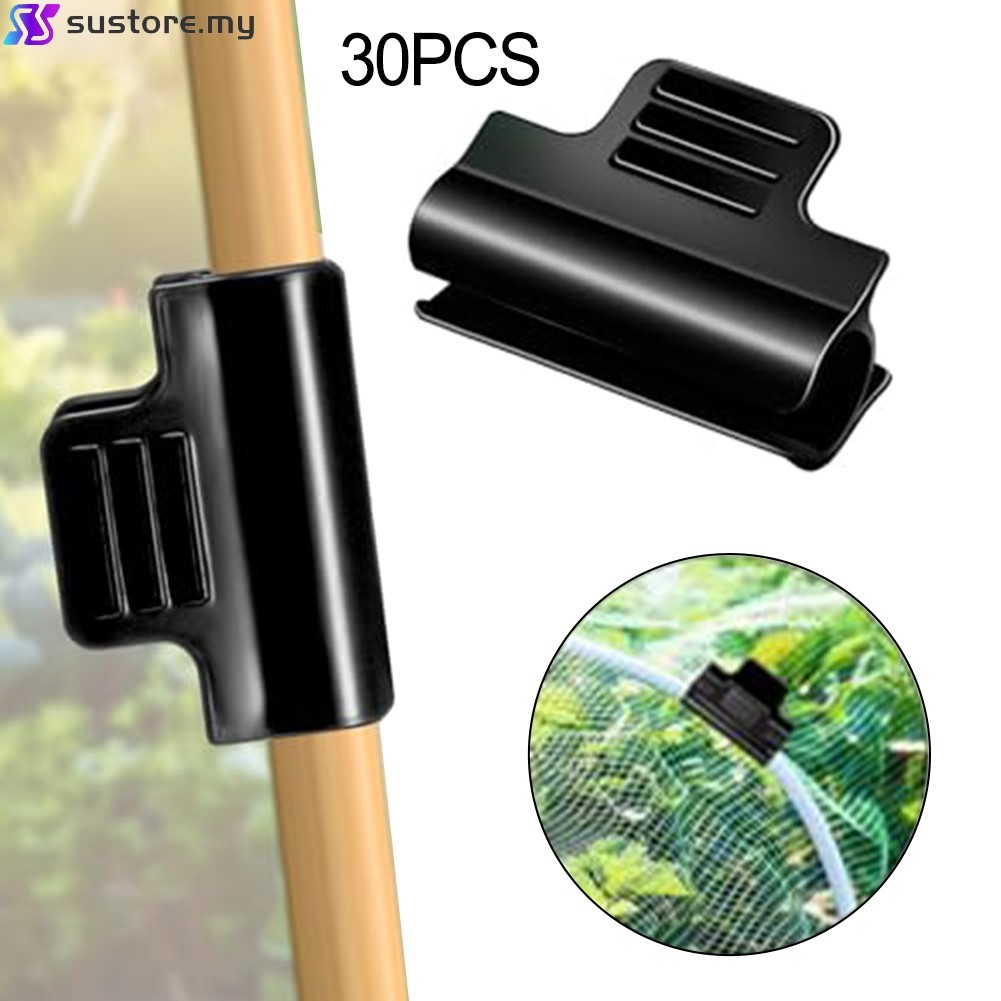[Super] 30pcs Greenhouse Pipe Clamps Garden Hoop Raised Bed Plant Clip ...