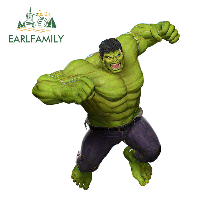 EARLFAMILY Marvel Hulk Car Stickers Motorcycle Windows Helmet ...