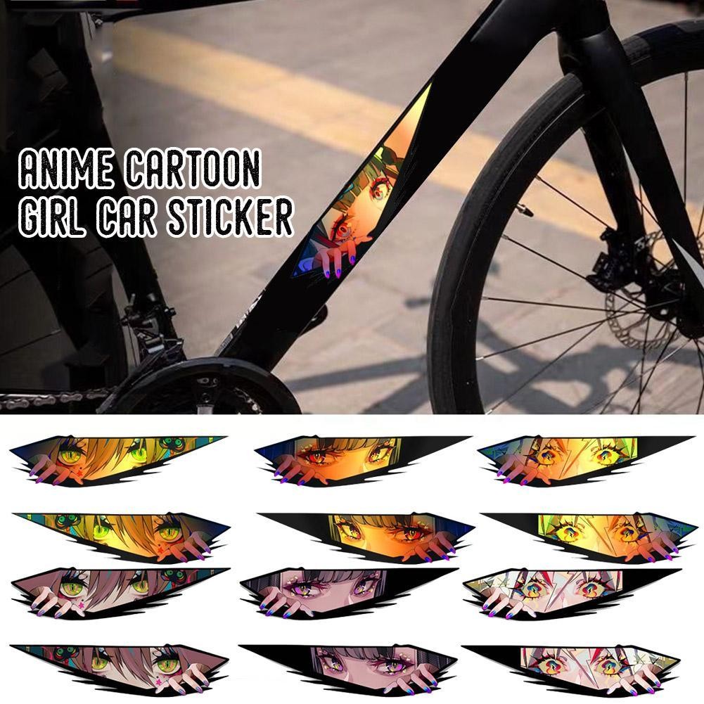 Car Scratch Cover Stickers Two-dimensional Animation Stickers ...