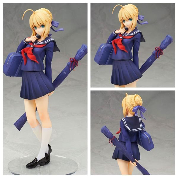 Fate Fate Fate Night saber School Uniform Altolia Model Ornaments Seba ...