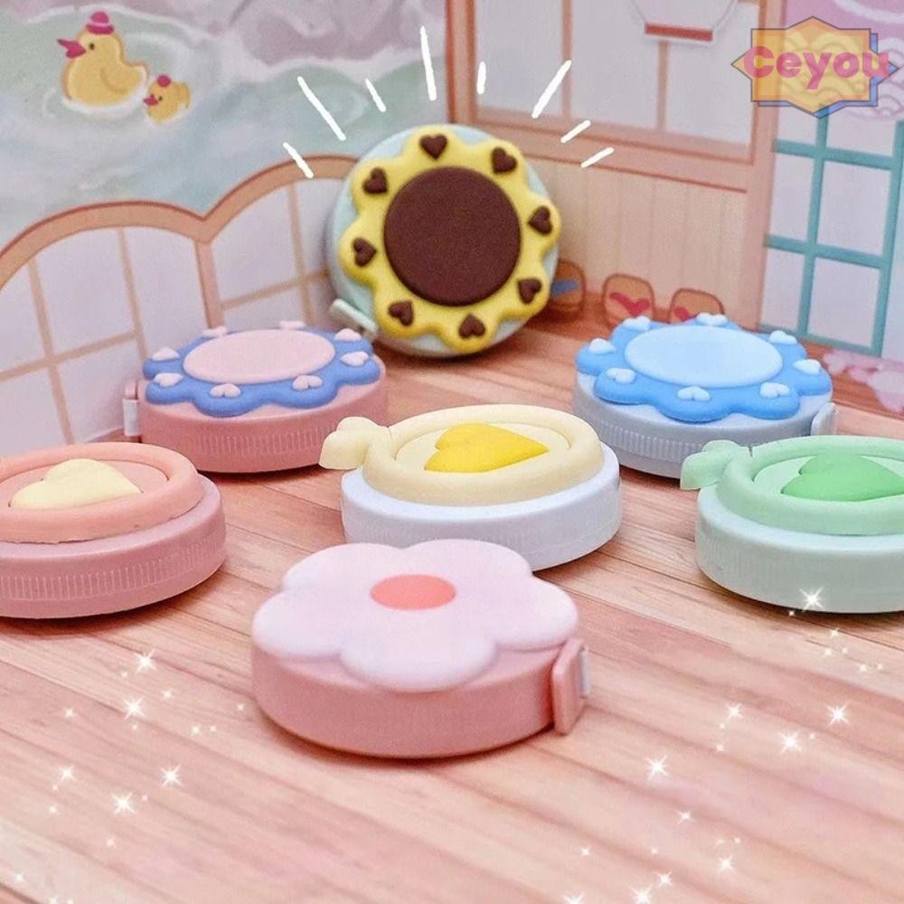 CEYOU Soft Tape Measure, Leather Cartoon Mini Double Scales Rulers ...