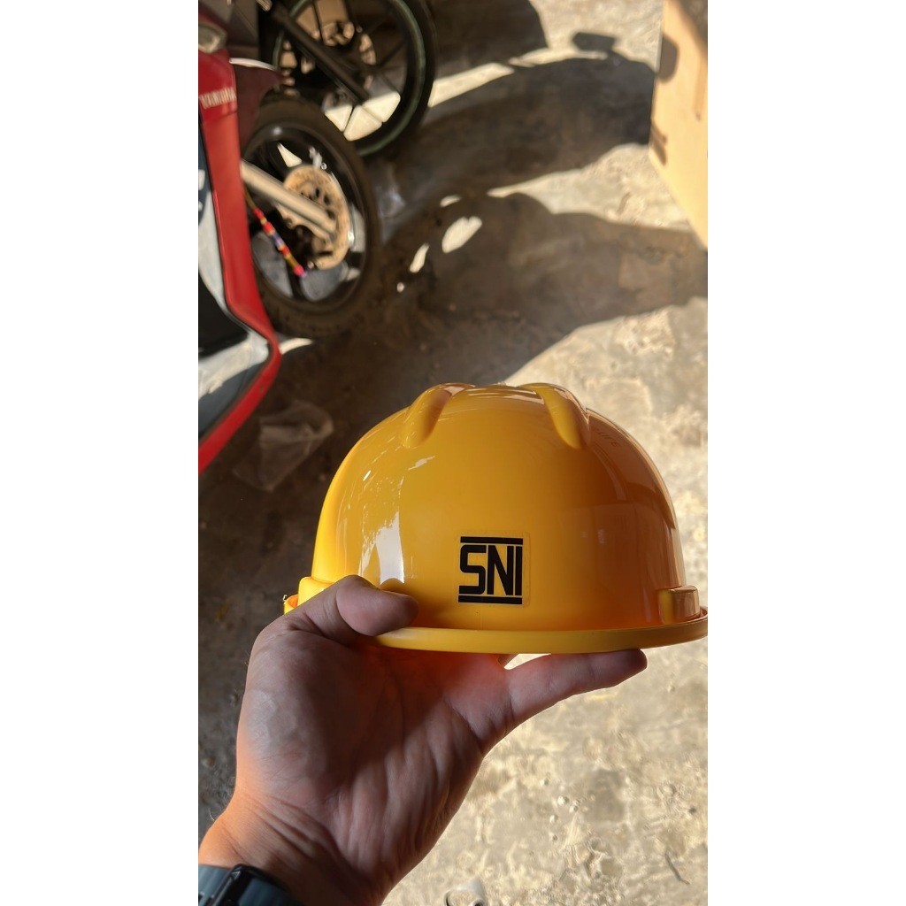 HIJAU PUTIH MERAH Trending SNI V GUARD SAFETY PROJECT HELMET helios ...