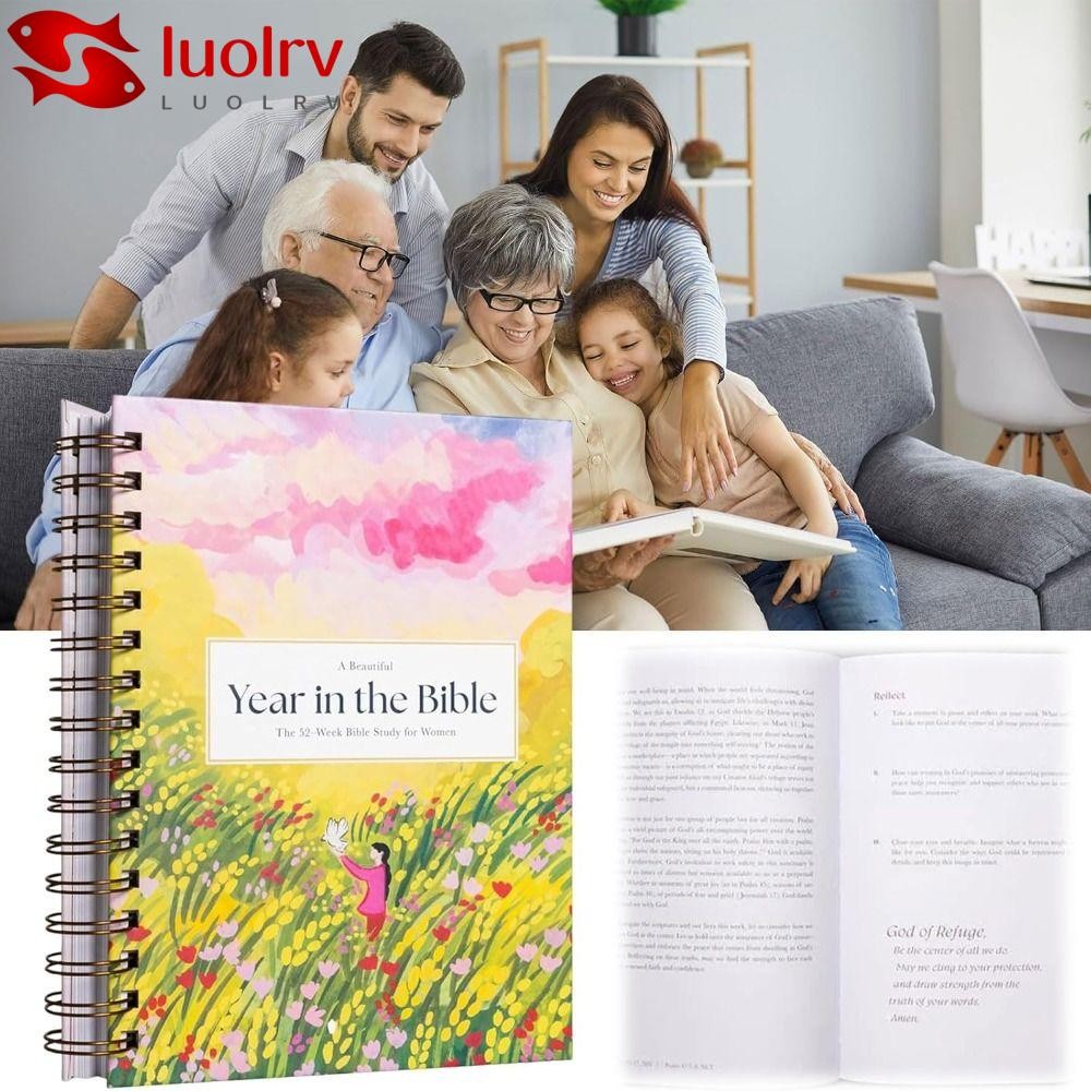 LUOLRV The 52-Week Bible Study, Study Guide Spiral-bound A Beautiful ...