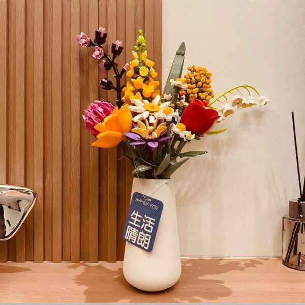 lego lego flower bouquet 2024 Sejambak Blok Binaan Fermi Baharu Kaya ...