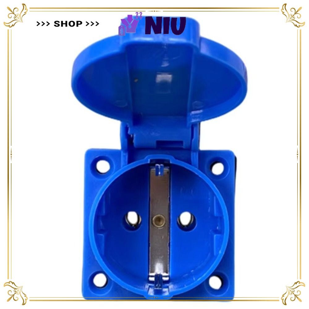 NIU Female Schuko, 2Pin Detachable EU Male Plug, Extension Cord IP54 ...