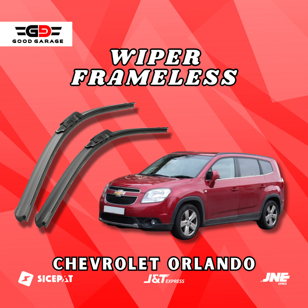 Chevrolet Orlando Soft Blade Car Wipers - Frameless Single Rubber Car ...