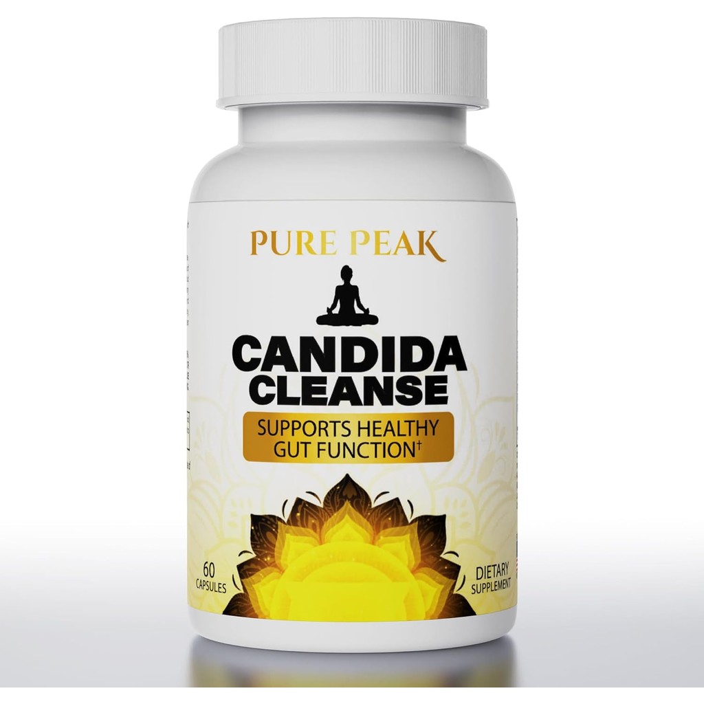 Candida Cleanse - Gut & Colon Support (60 Capsules) - for Men & Women ...