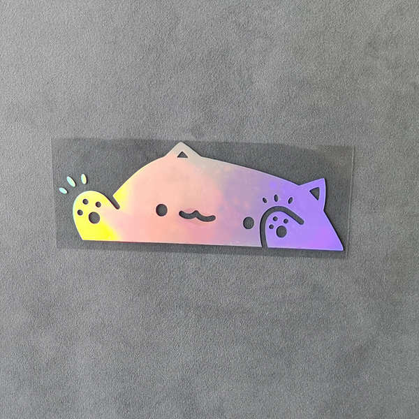 sticker cermin kereta sticker kereta Pelekat kereta kucing comel, anak ...