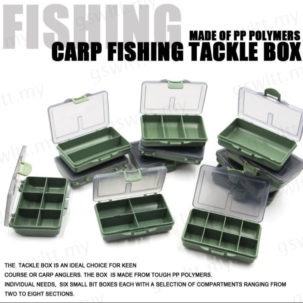 GSWLTT Fishing Tackle Box, Separated Compartments Fishing Lure Storage ...
