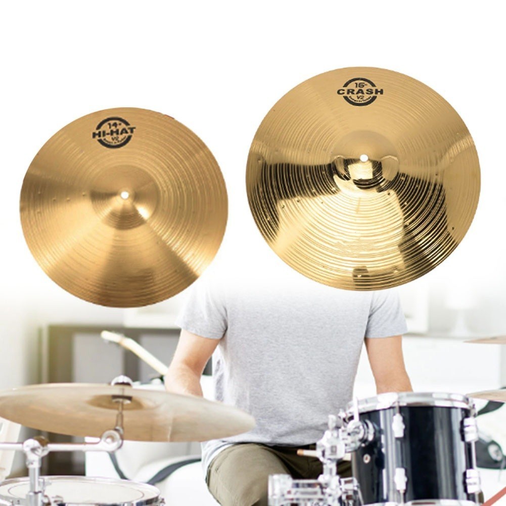 Dynamic Sound 14 16 Inch Drum Brass Cymbals Percussion Splash Crash ...
