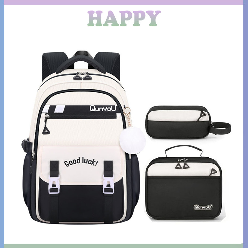 3 in 1 Primary Secondary School Backpack Large Capacity with Lunch and ...