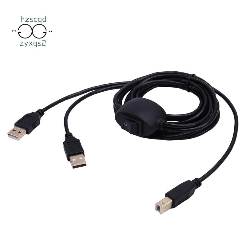 2 in 1 Printer Cable USB A to B Male to Male Printer Cable for Printer ...