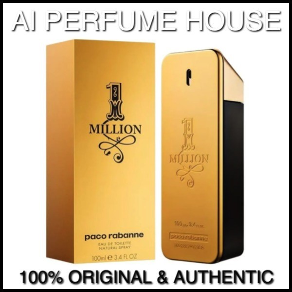 1 Million Paco Rabanne One Million Eau de Toilette [Original Perfume ...