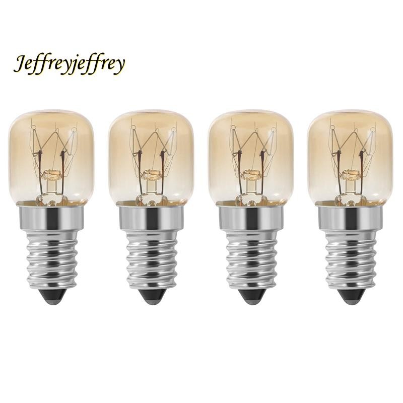 Oven Bulb,4Pcs E14 Oven 15W,Oven Bulb, Cap Clear Pygmy Oven Lamp,E14 ...
