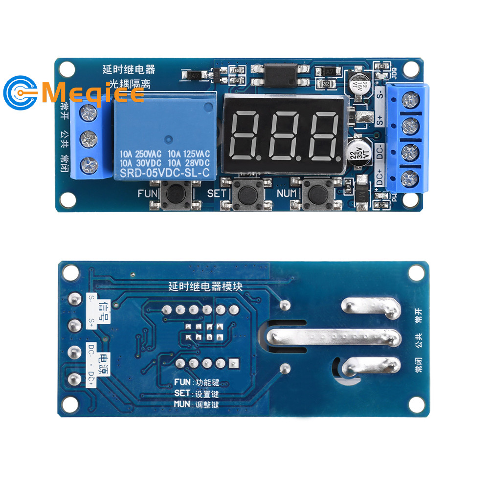 DC3.3V 5V 12V 24V Time Relay Module Multi Functional Digital Display ...