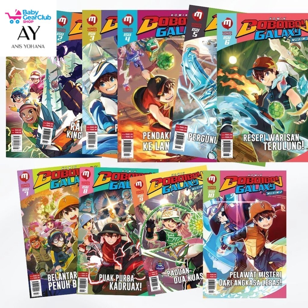 ANIMONSTA STUDIOS Monsta Comic: Komik BoBoiBoy Galaxy Musim 2 Isu 1 ...