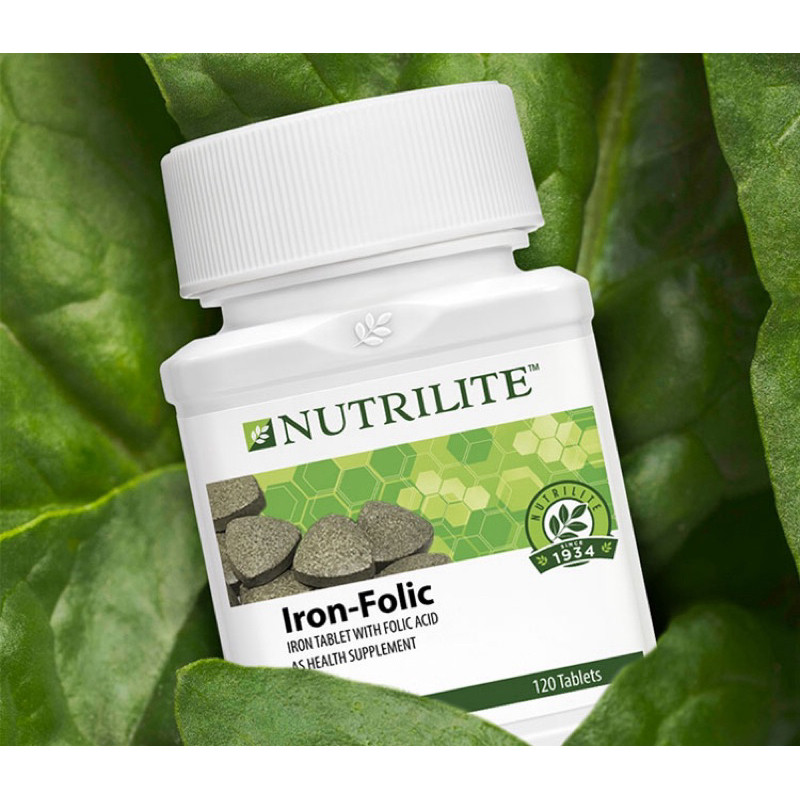 Nutrilite Iron Folic - 120 tablets | Shopee Malaysia