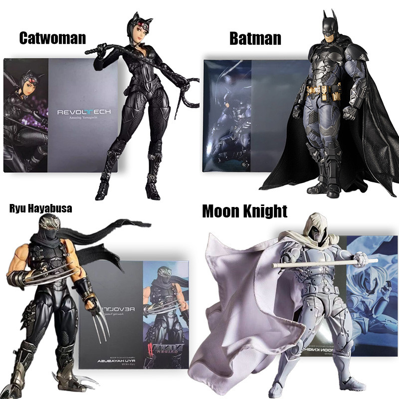 1/12 Action Figure Amazing Yamaguchi Revoltech Batman Catwoman Figurine ...