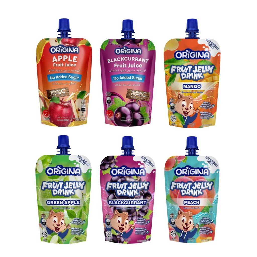 Origina Drink Fruit Jelly and Juice Drink Minuman Air Buah Jeli Budak ...