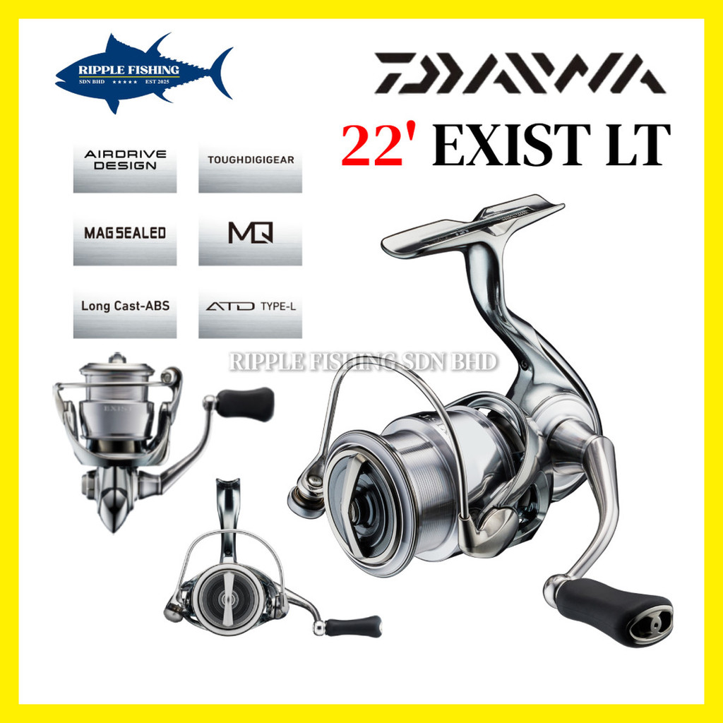 2022' 2023' DAIWA EXIST SPINNING FISHING REEL 22' 23' Light Tough ...
