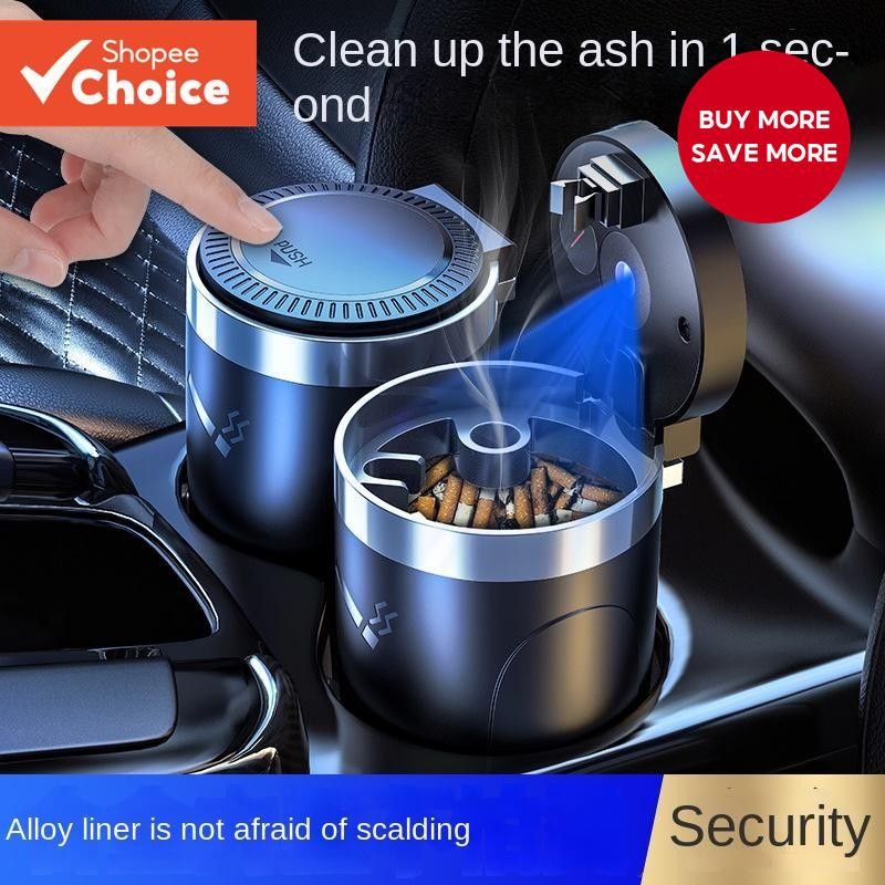 Car Ashtray Creative Multi-Function with Cover Automatic Male Car High ...