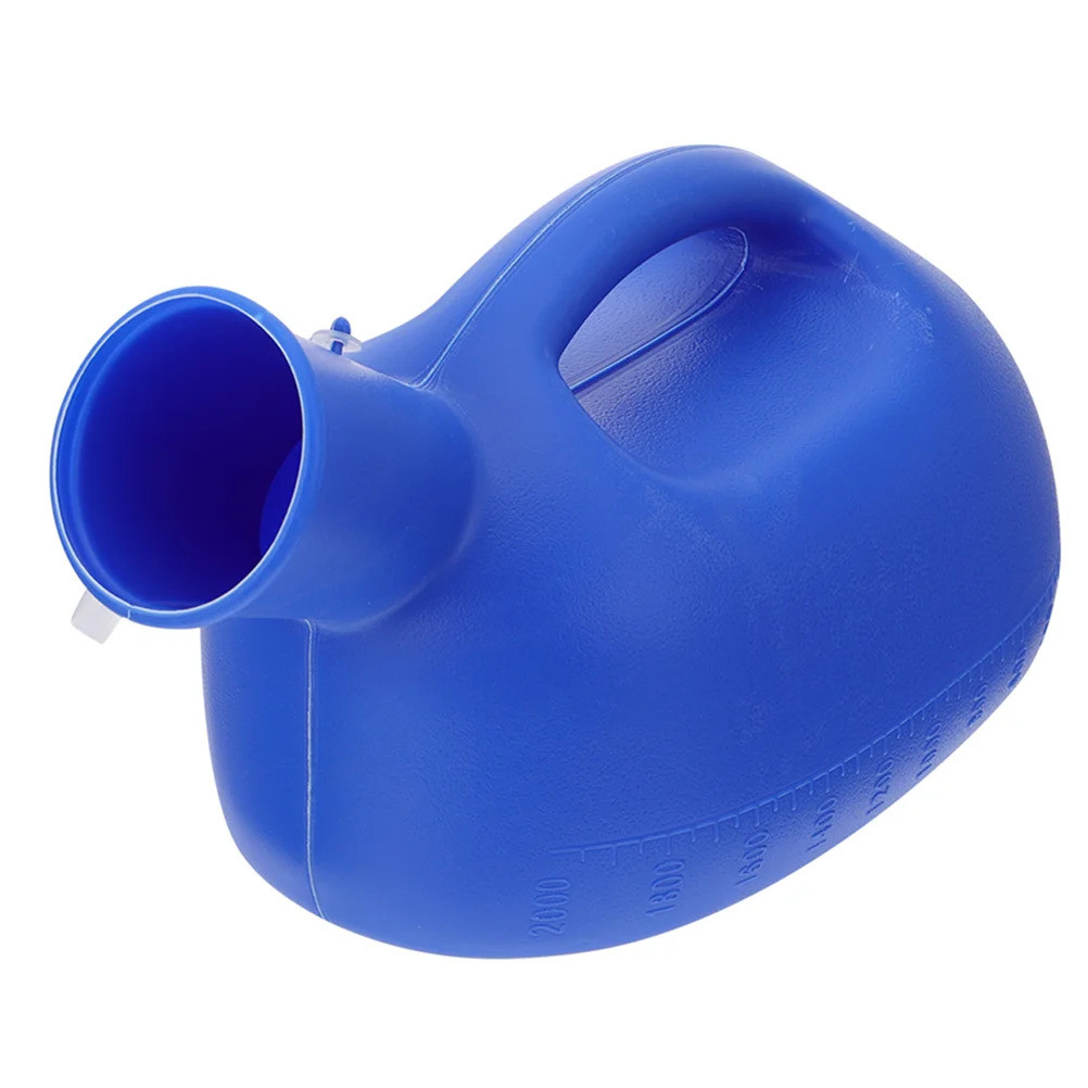 Urinal Portable Bidet Men Urine Bucket 2000ml Home Chamber Pot Spill ...