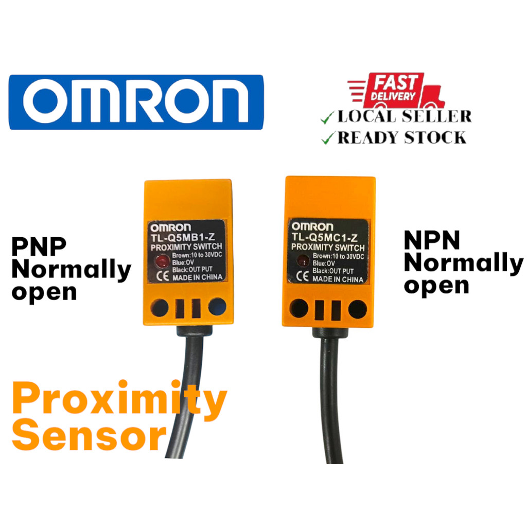 OMRON TL-Q5MB1-Z (PNP) / TL-Q5MC1-Z (NPN) Proximity Sensor/Switch | Shopee Malaysia