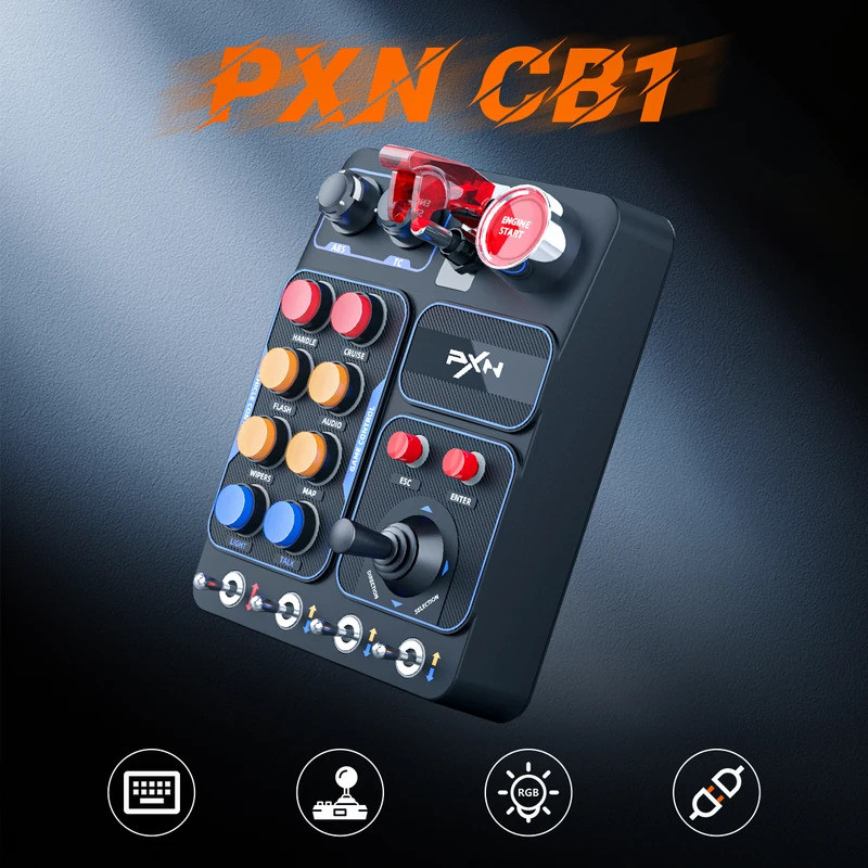 Simulator Central Control Box Panel PXN CB1 Multifunctional Keys ...