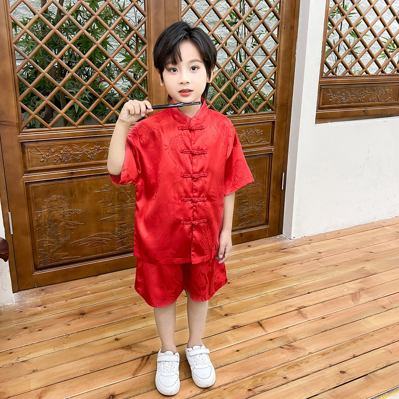 National style suits new Chinese children's Tang costume performance ...