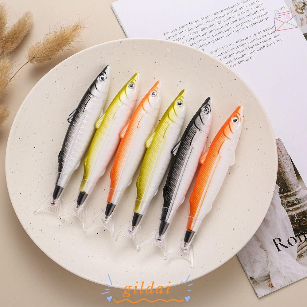 GILDAI Writing Fountain Pen, Signature Pen Salt Shape Fish Fish Shape ...
