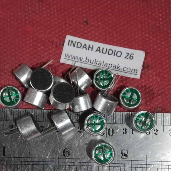 mic condenser d10x7mm 2pin microphone . mik mikrophone kondenser ...
