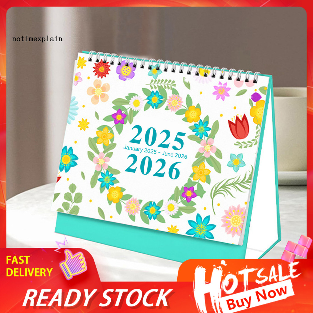 NTA Desktop Creative Calendar Arrangement 2025 Inspirational Desk ...