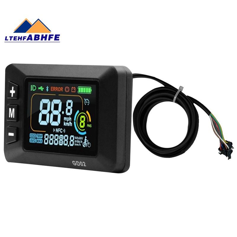 LCD-GD02 Electric Bike LCD Display Meter Dashboard Display Panel 24V ...