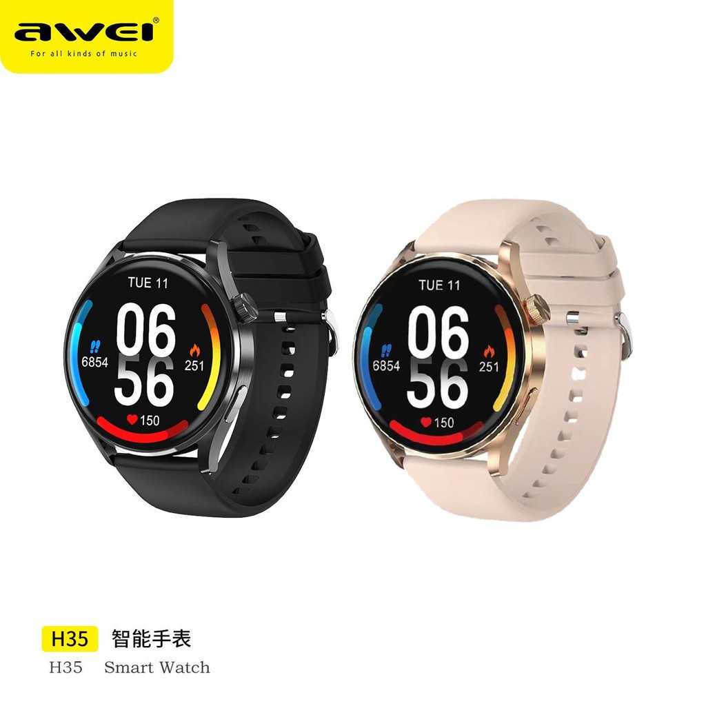 Awei H35 Smart Watch 1.38 Inch Screen Sport Watch Phone Call Multi ...