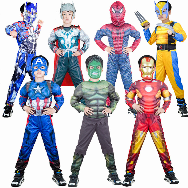 Halloween Children COS Iron Man Hulk Captain America Optimus Prime ...