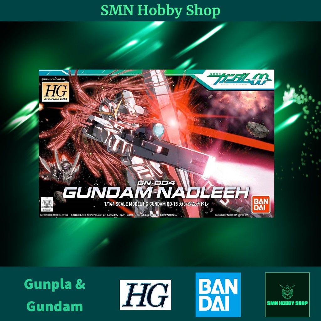 HG 1/144 Gundam Nadleeh 015 Gunpla Gundam Toys Plastic Model Kit [HG00] (Bandai) | Shopee Malaysia