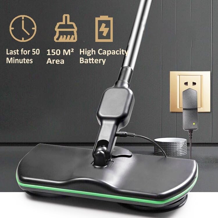 360 Rotative Rotary Spin Scrubber Electric Mop SUPERMAID Cordless ...