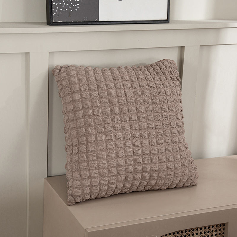 Seersucker Cushion Sofa Matching Pillowcase (without Core) | Shopee ...