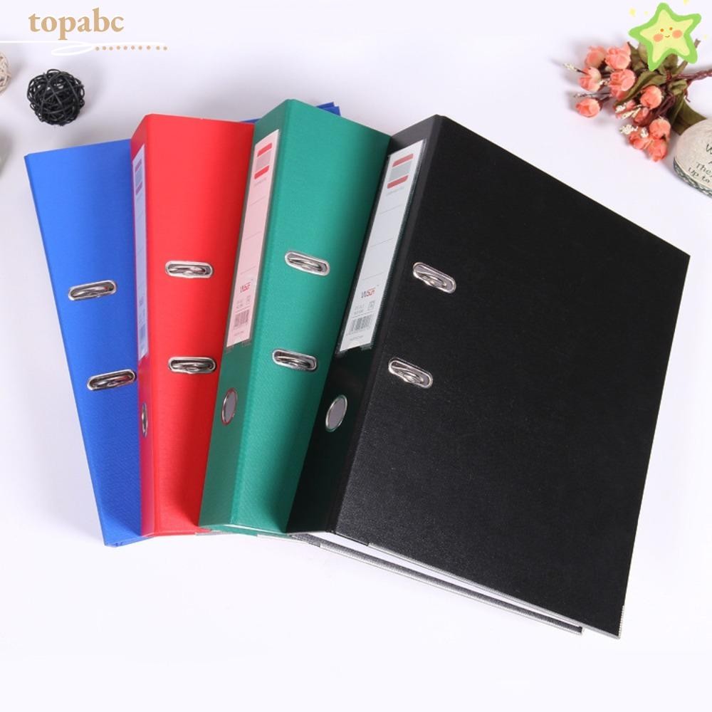 TOPABC Lever Arch File, 2 Ring Lever Arch A4 Binder Folders, Portable ...
